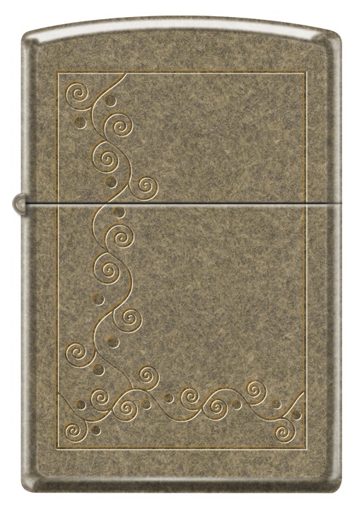 Classic Antique Silver Plate (Z-MP401664-201FB) - Orijinal Zippo Ürünleri Resmi Türkiye Sayfası